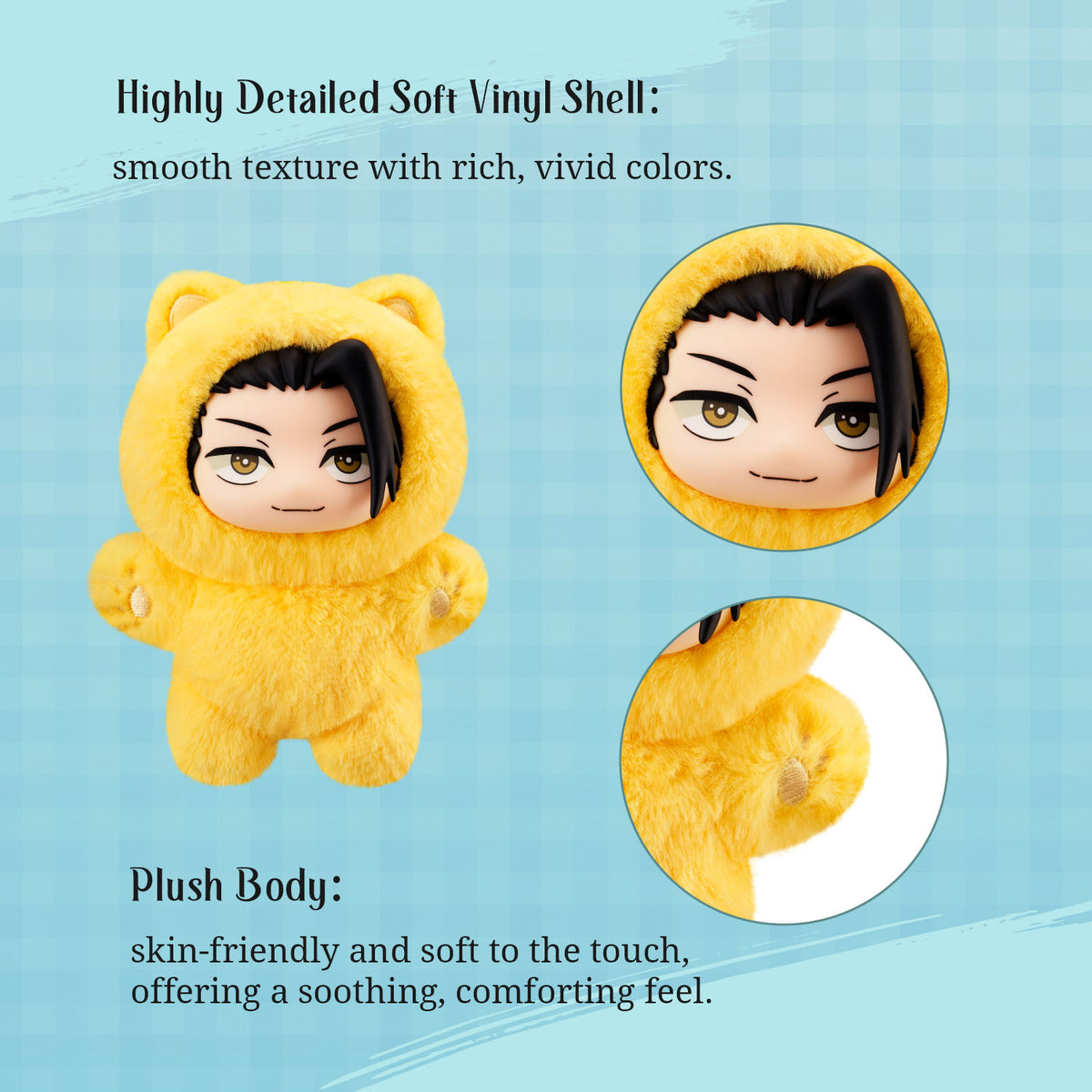 Puremind x Jujutsu Kaisen Cat Ear Plush Series Vinyl Plush Blind Box 2